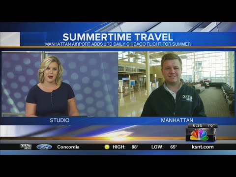 Manhattan Regional Airport adds third Chicago flight for summer
