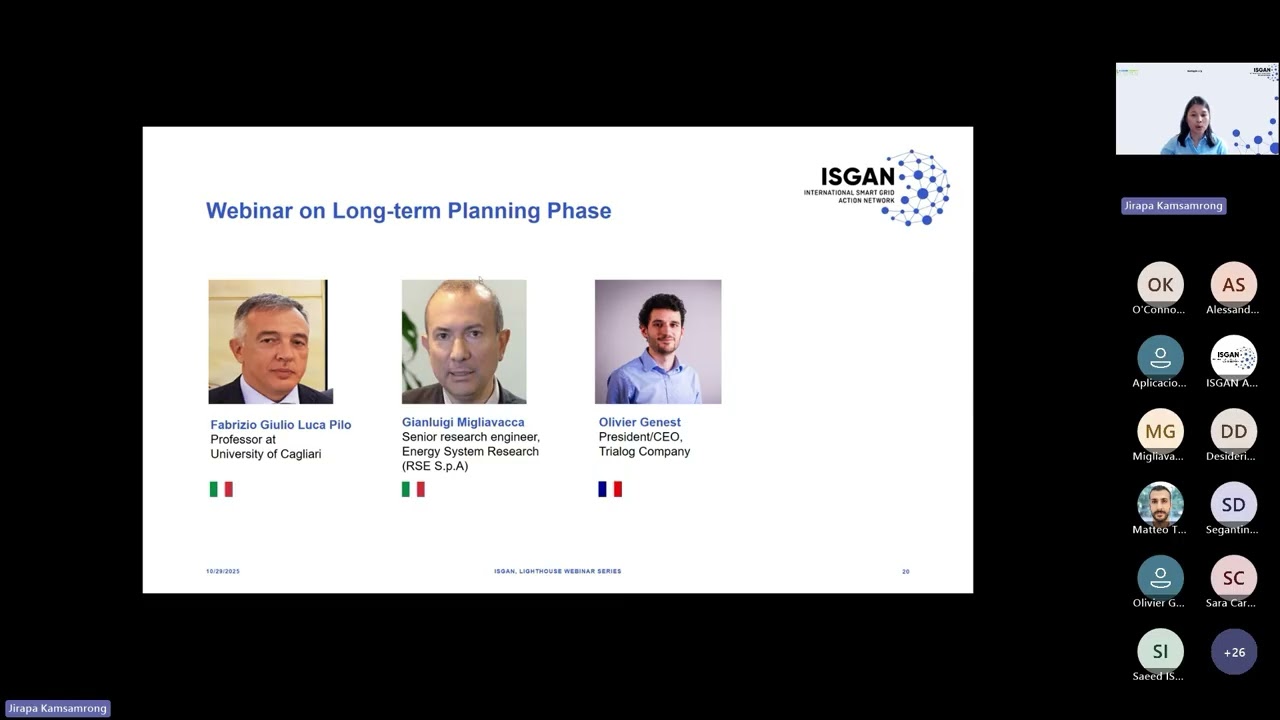 ISGAN Webinar - Lighthouse Project Long-term Planning