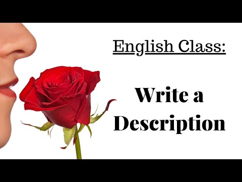 English Class: Descriptive Writing & Imagery