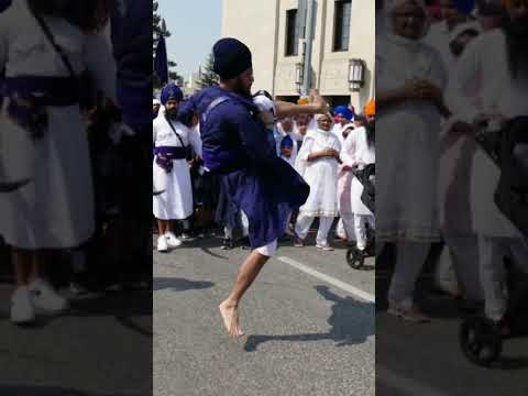 Manitoba's Sikh community brought downtown Winnipeg to life on Sunday #shorts