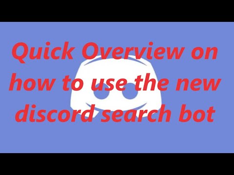Quick overview how to use the new discord bot search to find what your looking for :)