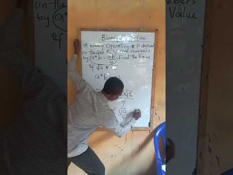 Solving an example in binary operation