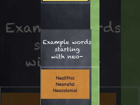 Prefix Macro- and Neo- #english #prefix #microteaching