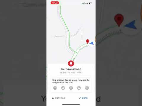 Bypassing a destination (waypoint) in google maps navigation