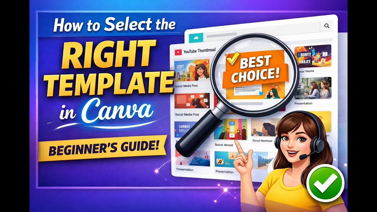 How to Select the Right Template in Canva | Beginner’s Guide