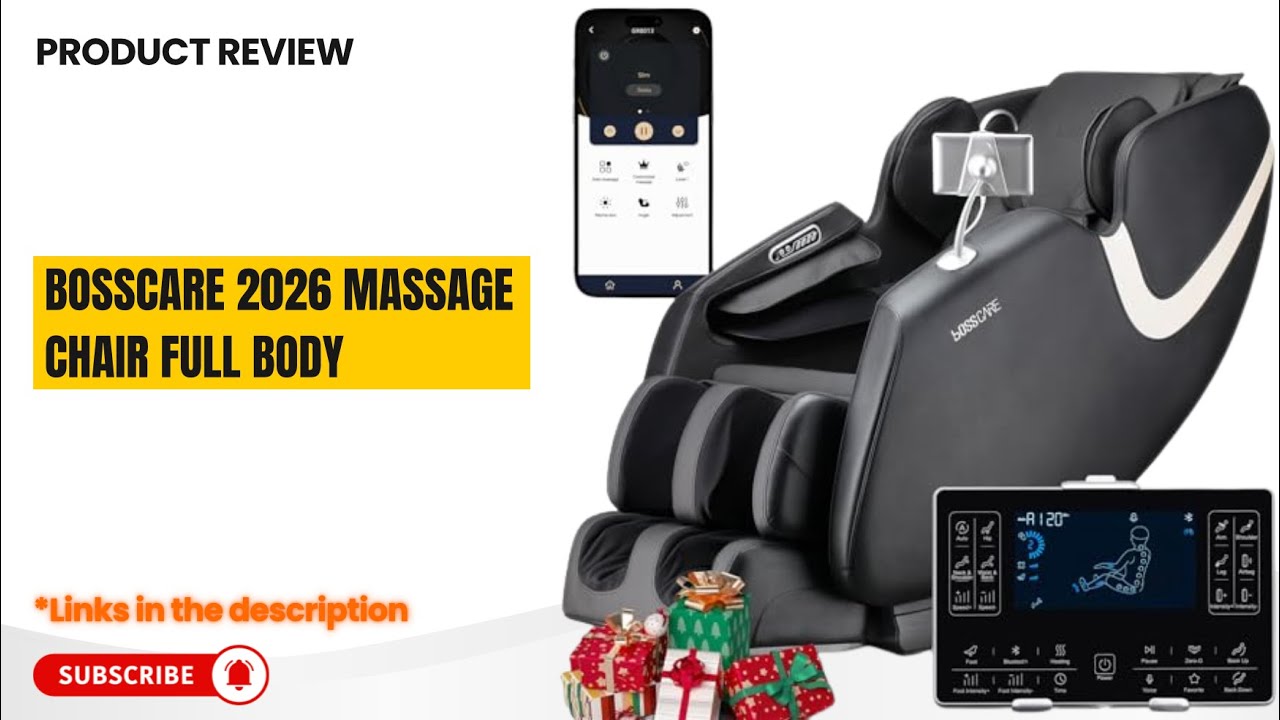 BOSSCARE 2026 Massage Chair Review 🔥 Full-Body Shiatsu, Zero Gravity, Heated Back & Calves