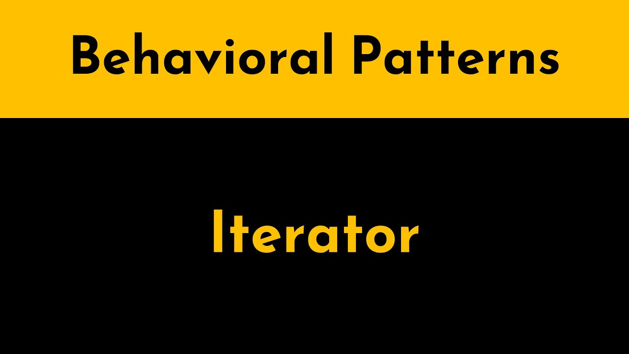 The Iterator Pattern Explained and Implemented in Java | Behavioral Design Patterns | Geekific