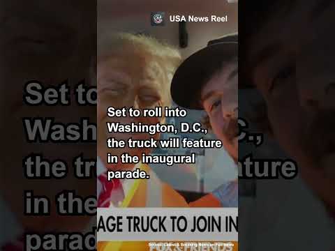 Trump's Viral Garbage Truck to Feature in Inaugural Parade #breakingnews #usa #trump