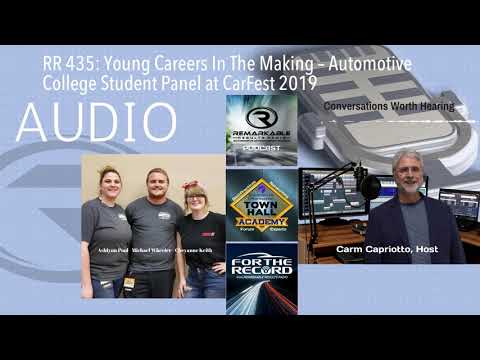 RR 435: Young Careers In The Making – Automotive College Student Panel at CarFest 2019