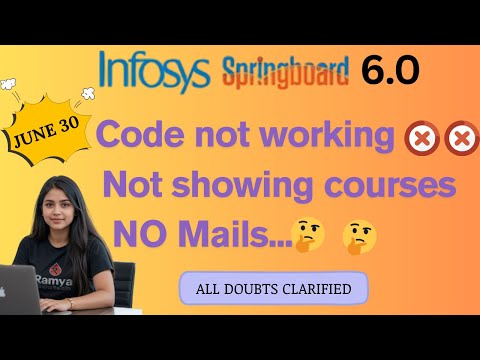 Infosyspringboard 6.0 Infosys Internship | all doubts clarified |Everything You Need to Know!.......