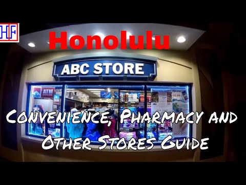 Honolulu - Convenience, Pharmacy and Other Stores Guide - Helpful Info | Oahu Travel Guide Episode#5