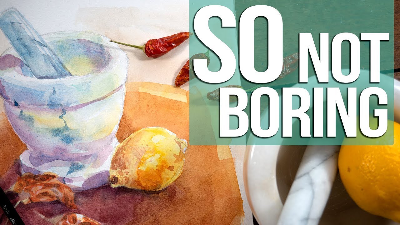 STILL LIFE PAINTINGS ARE NOT BORING - and I'm going to prove it.