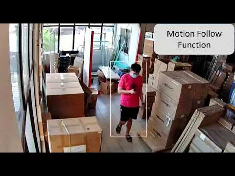 Auto Motion Tracking Security IP CCTV Camera / 360 degree Indoor Camera
