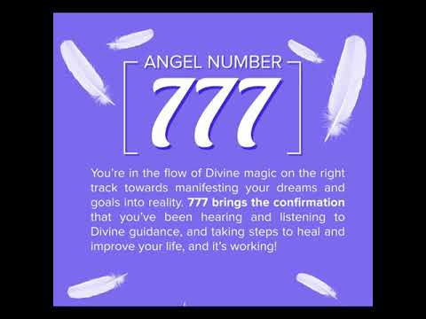 Angel 👼 Number 777