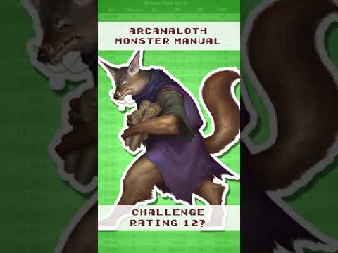 Exposed D&D 5e Arcanaloth Challenge Rating #Shorts