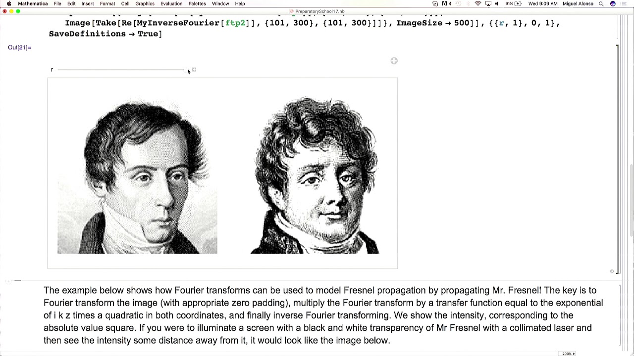 Physical Optics II: Fourier optics and resolution