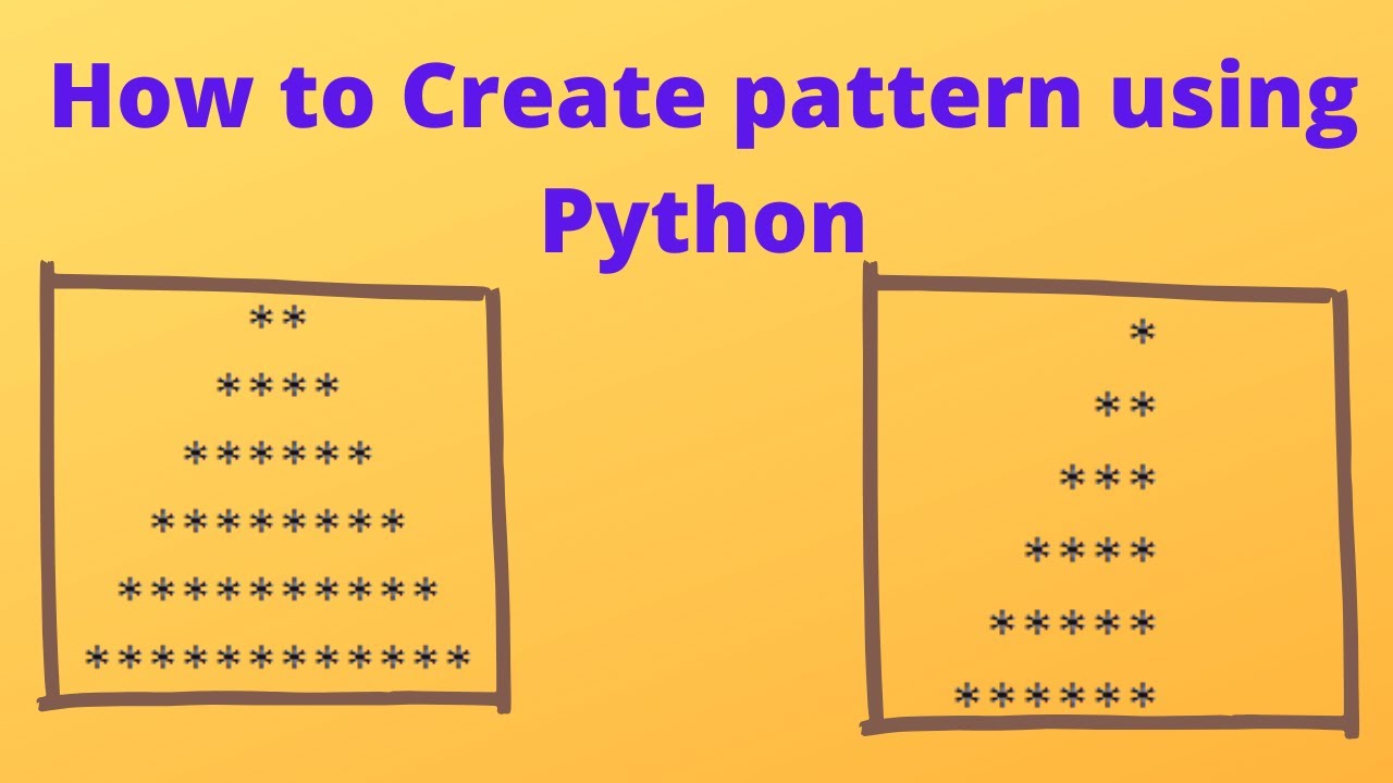 Python project for Beginners 1 : Create Pyramid Pattern using Python
