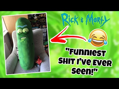 36 INCH PICKLE RICK PLUSH BY FUNKO!!! || RICK & MORTY / FNAF JUMBO PLUSH UNBOXING