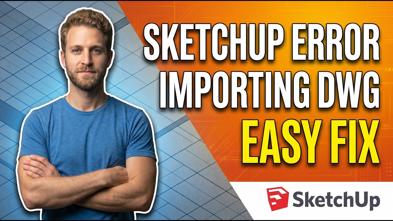 SketchUp Error Importing Dwg (Easy Fix Guide)