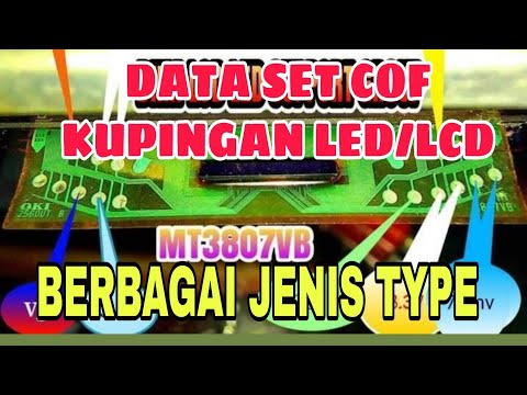 Data COF kupingan tv led/lcd