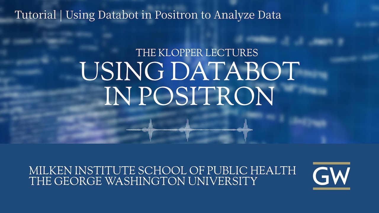 Databot in Positron for Data Analysis - A tutorial
