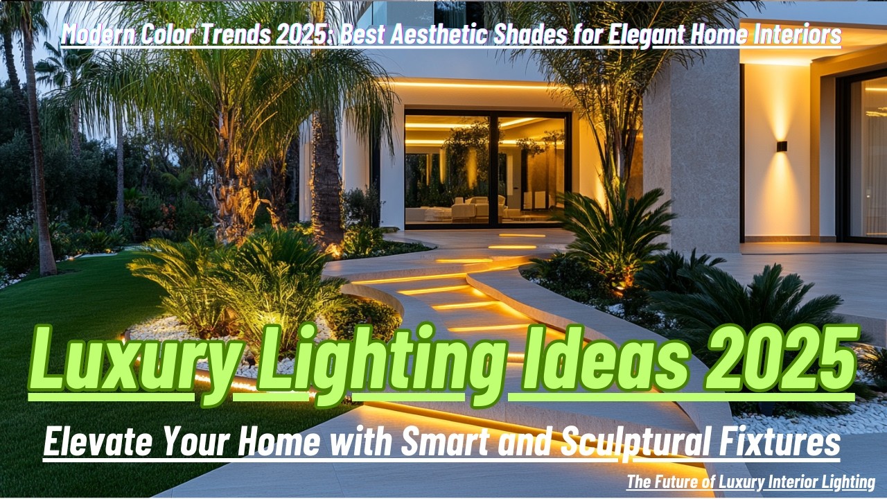 2025 Interior Design Trends: Top Luxury Lighting and Color Palettes for Modern Homes