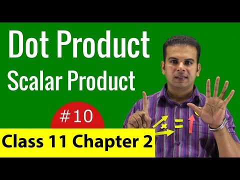 Physics Class 11 Chapter 2 - Lecture 10 | Dot Product of Two Vectors & Its Properties In Urdu/Hindi