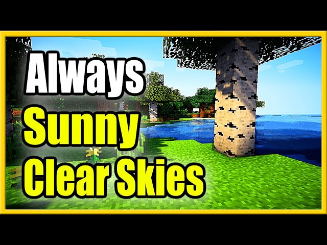How does weather work in Minecraft?