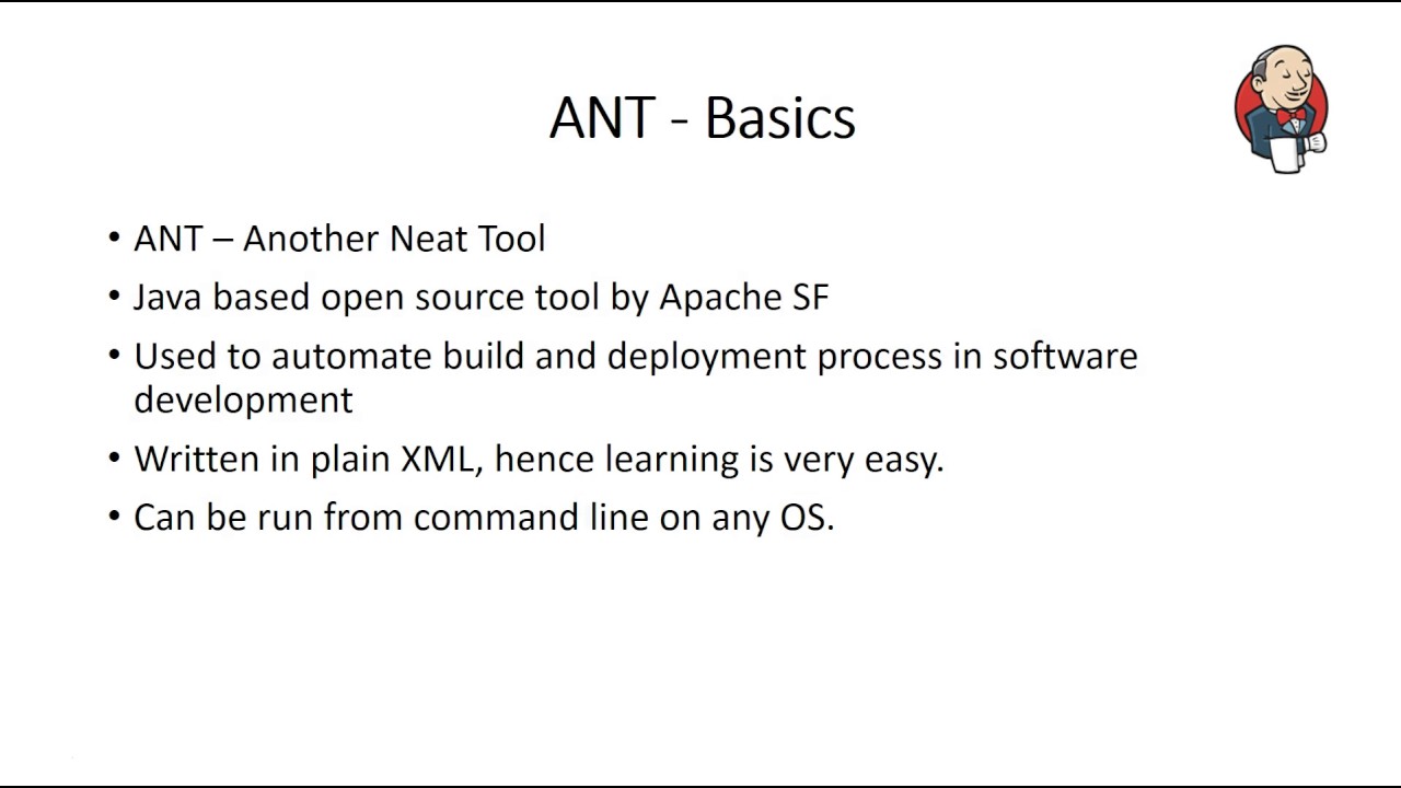 ANT basics-Your first Hello World