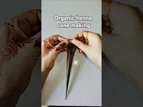 #shorts #organic henna cone #viral #homemade cone #art #mehndi
