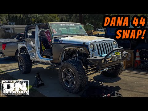 Easiest Axle Swap for Jeeps! Ultimate Dana 44 Swap, 2016 Jeep Wrangler JK