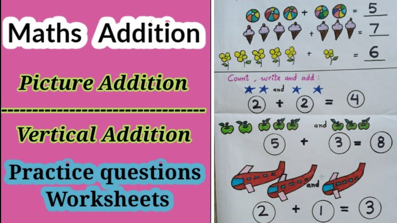Addition for Kids | Learn How To Add | Addition worksheets