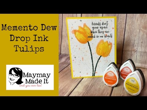 Memento Ink Tulips Two Ways