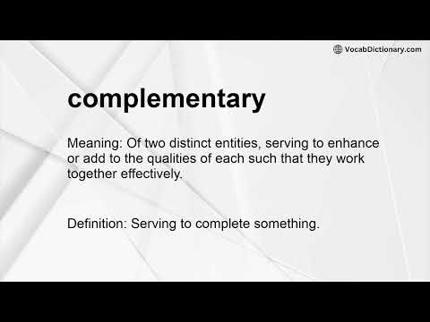 complementary Meaning