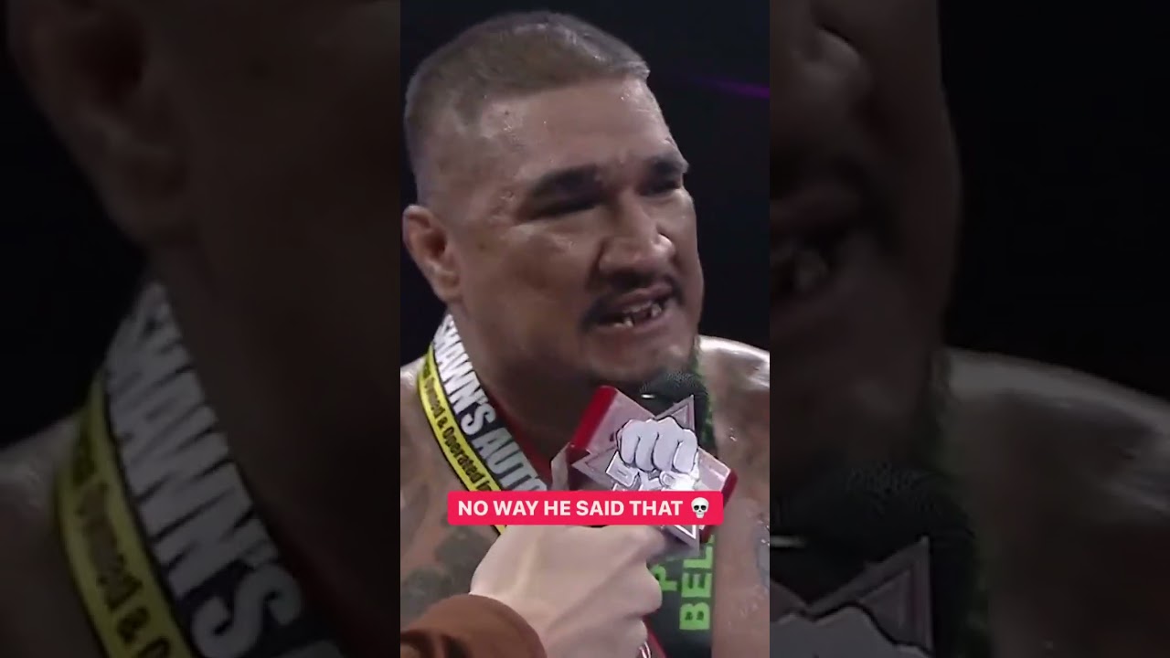 At least Ike Villanueva is honest! #bareknuckle #boxing #ufc #mma