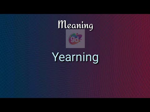 Yearning Meaning with Pronunciation||Googul Dictionary||