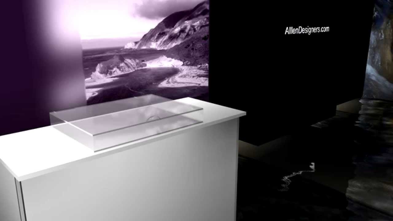 1267 Acrylic Counter-top Showcase