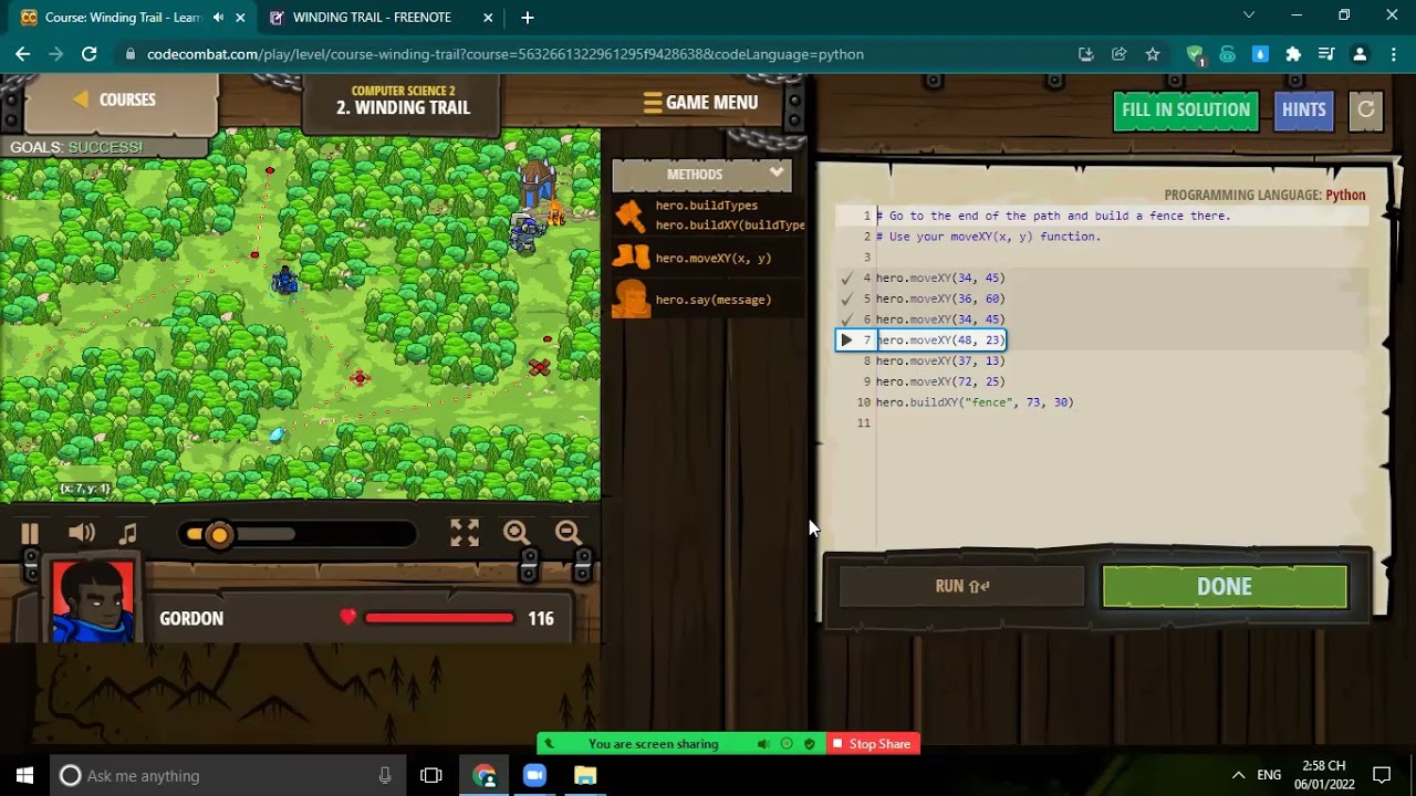 CodeCombat Winding Trail – Python Coding for Kids | Step-by-Step Tutorial