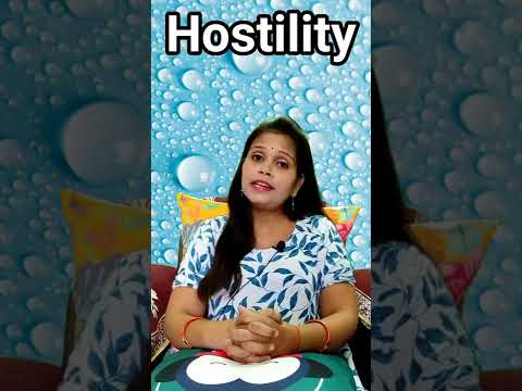 Hostility | Hostility meaning in hindi | Hostility means | #Levility #shorts #english #englishwiser