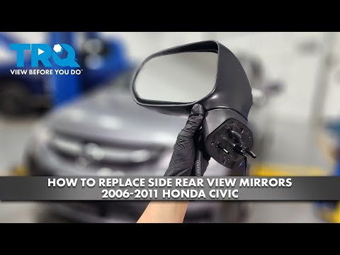 How to Replace a Side View Mirror on a 2009 Honda Civic (Driver or ...