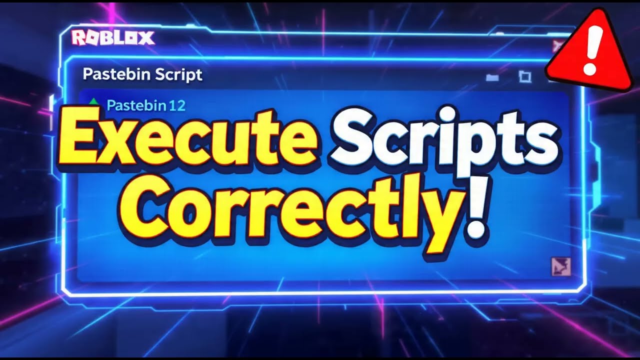 How to execute Pastebin scripts correctly in Roblox exploits