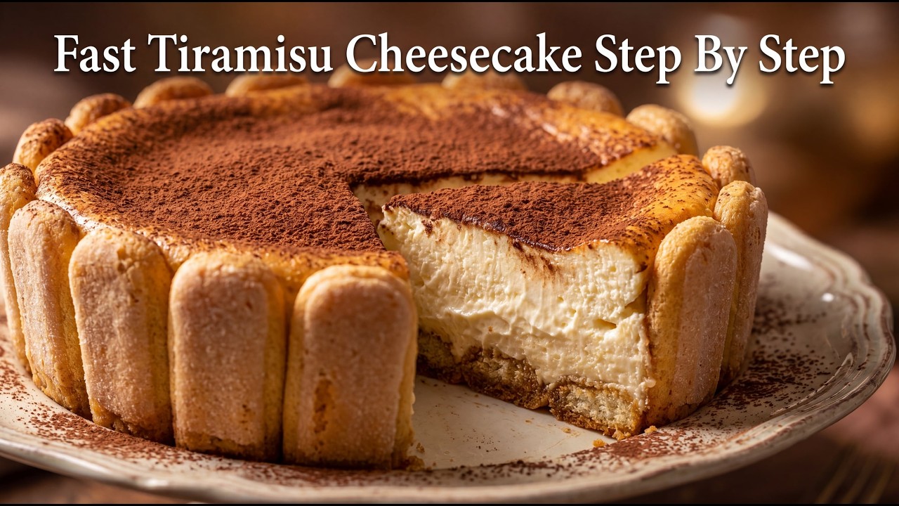 Fast Tiramisu Cheesecake Dessert Step By Step Guide