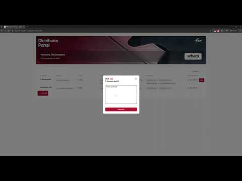 TM Induction Heating - Distributor Portal demo