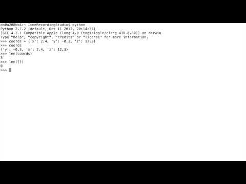 5 - Python Dictionary Functions