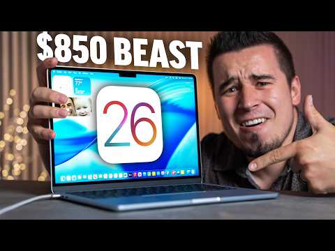 macOS Tahoe created a BEAST - $850 M4 MacBook Air Review