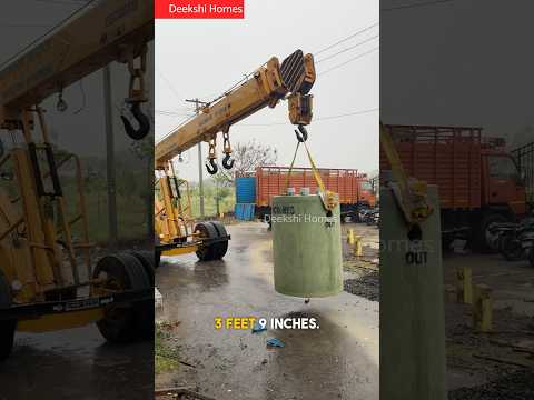 Sump & Septic Tank இடைவெளி சிக்கலுக்கு தீர்வு! | Deekshi Homes #construction #bioseptictank