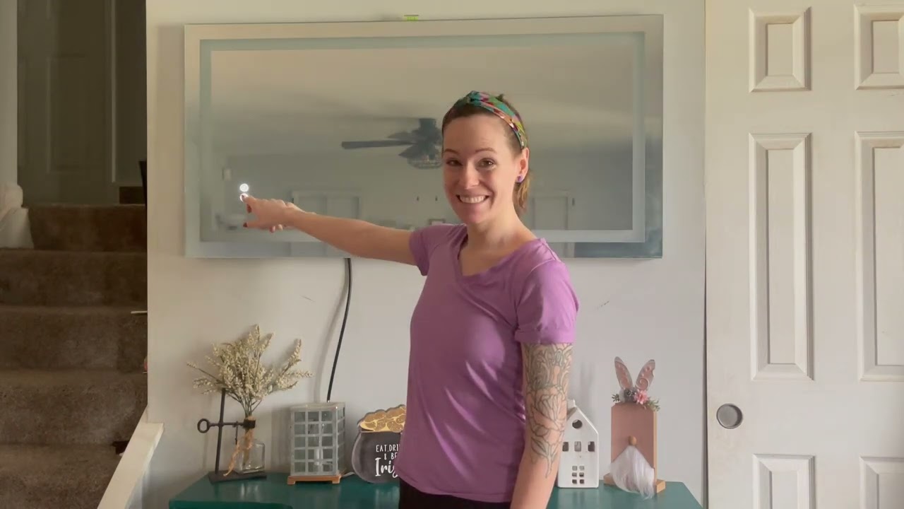 Review of GUZEX 48 x 24 Inch LED Bathroom Mirror Vanity Mirror Wall