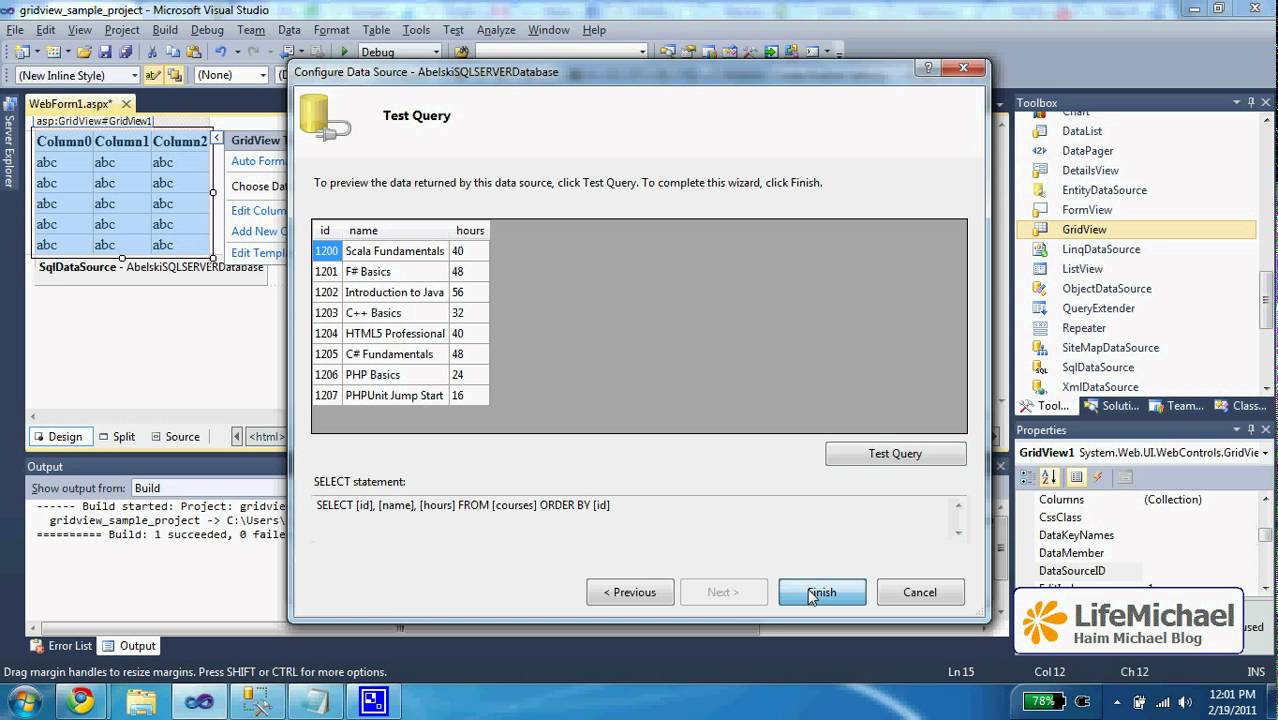 Simple GridView Demo