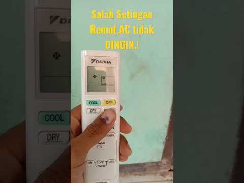 SETINGAN REMOT AC DAIKIN #shorts #acdaikin #setinganremotACDaikin