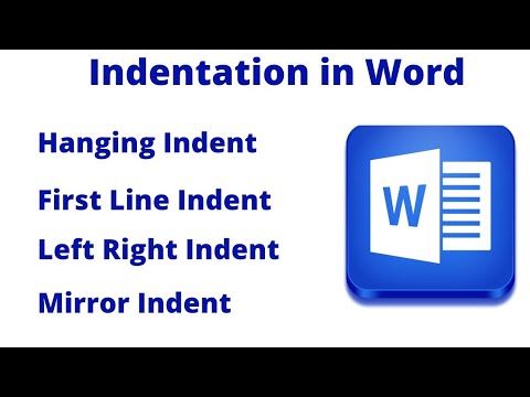 Different Types of indents in Microsoft word|#indentation #indent